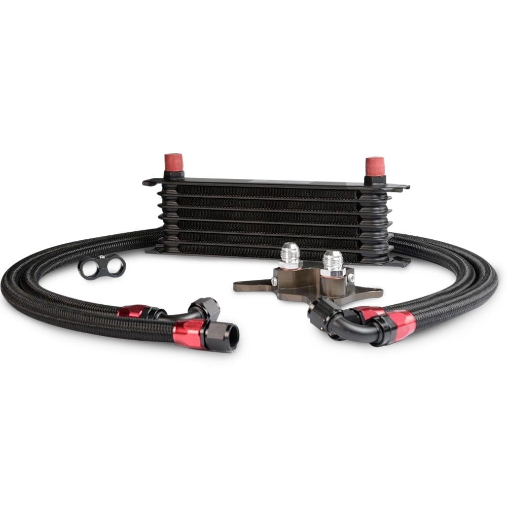 7 Row AN10 Aluminum Engine Transmission Oil Cooler Kit Fit for BMW MINI ...