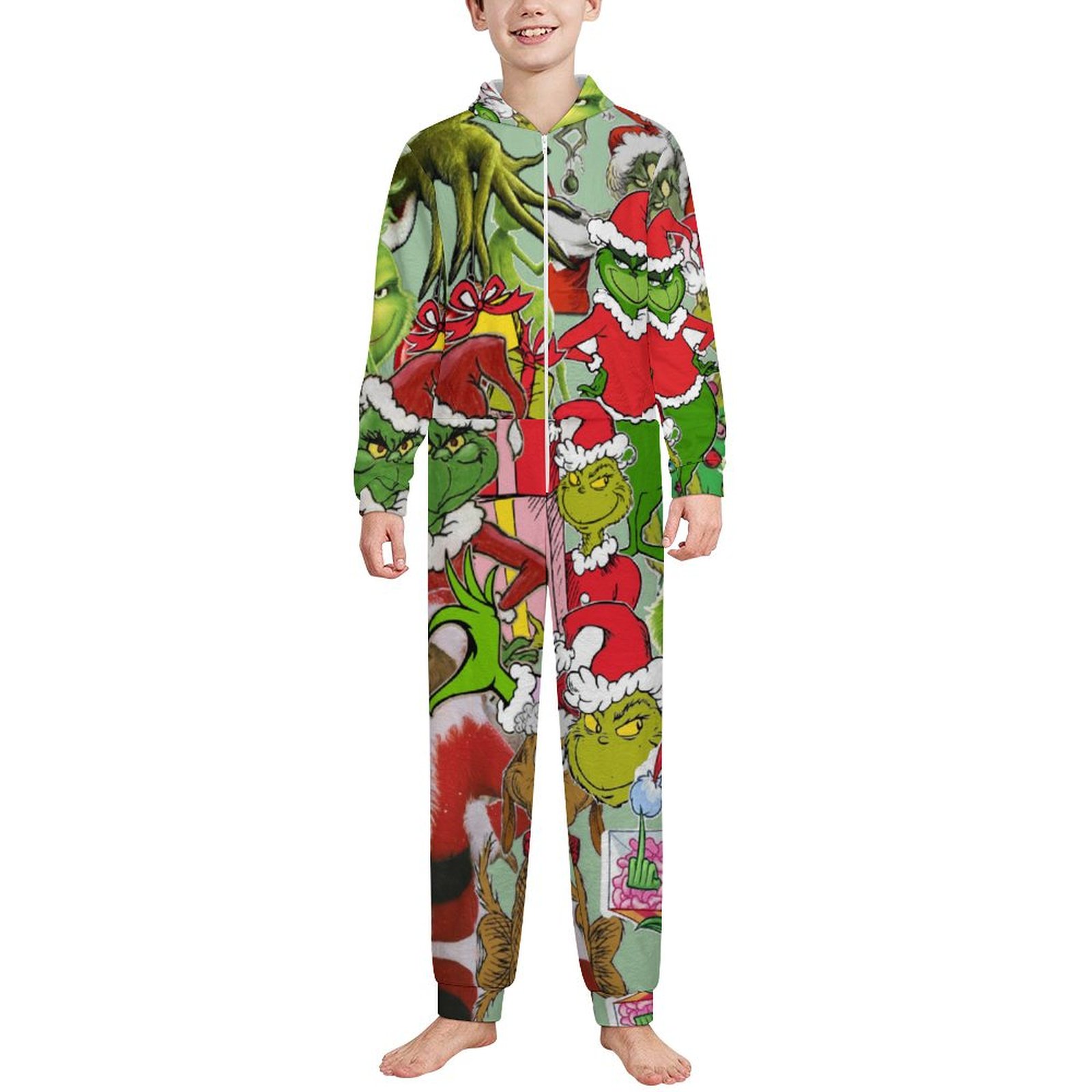 G-rinch Children's Home Jumpsuit Pajamas for Boys Girls Onesie Cartoon ...