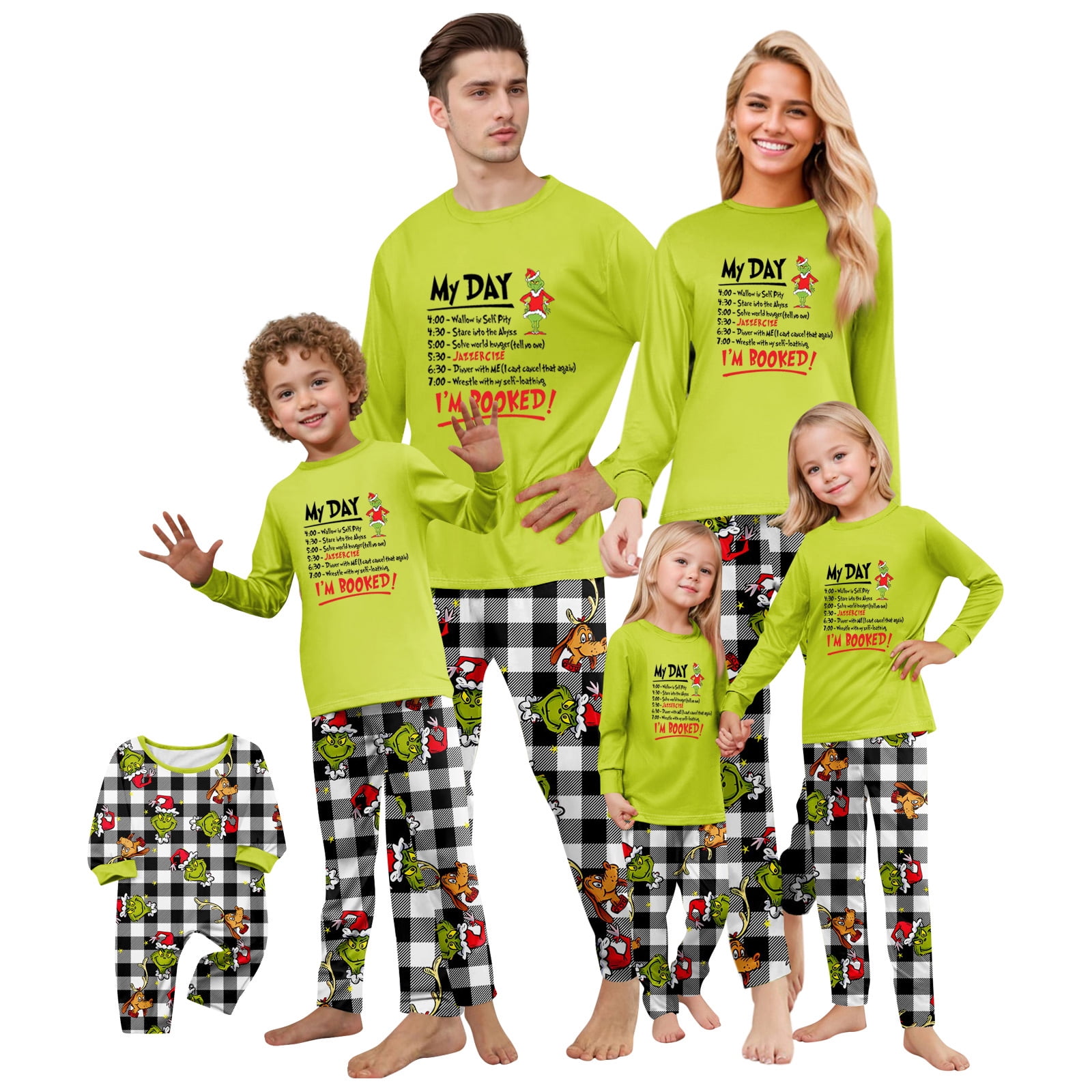 G.rinch Family Matching Family Christmas Pajamas – Merry Christmas ...