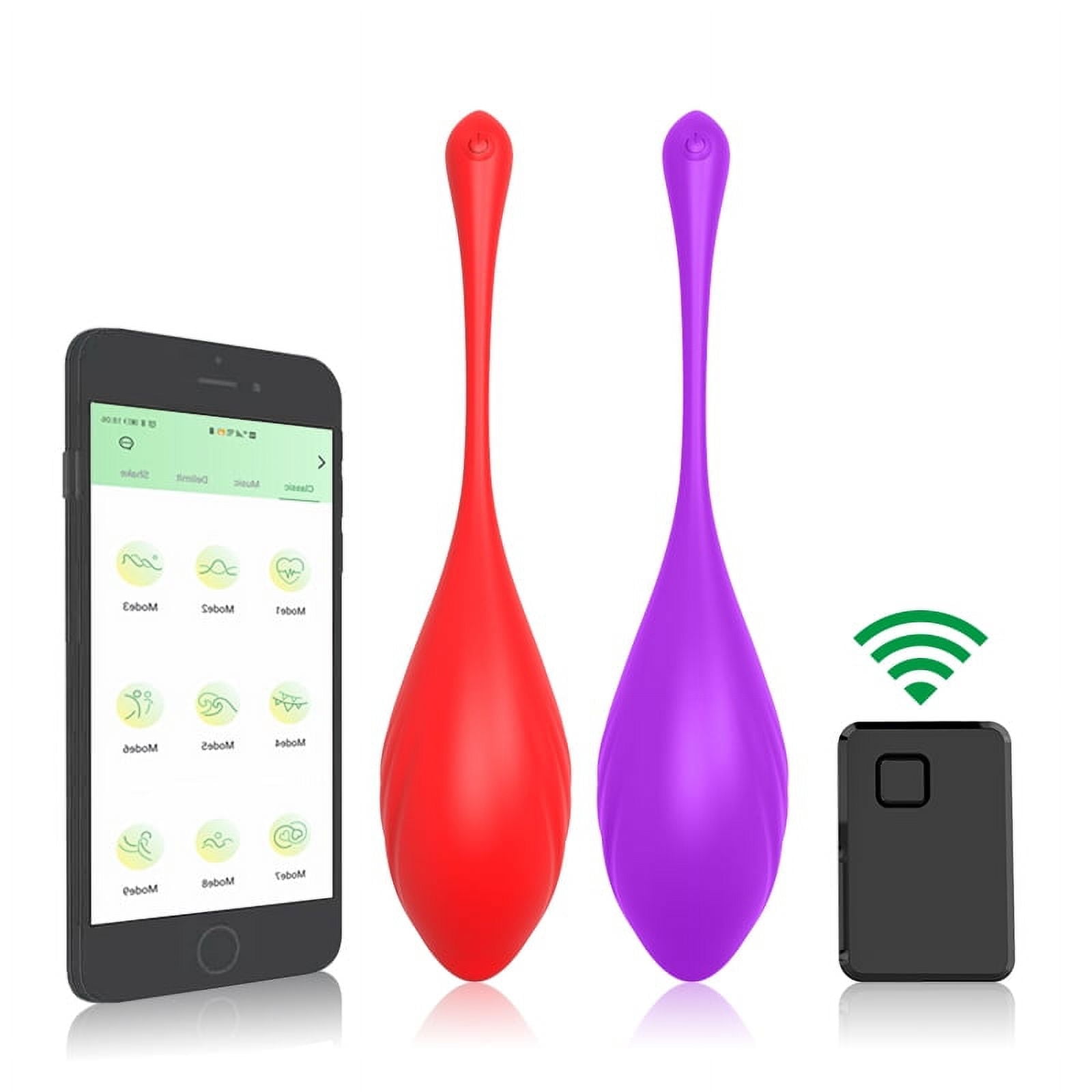G Spot Clitoris Stimulating Wireless Love Egg Vibrators With App