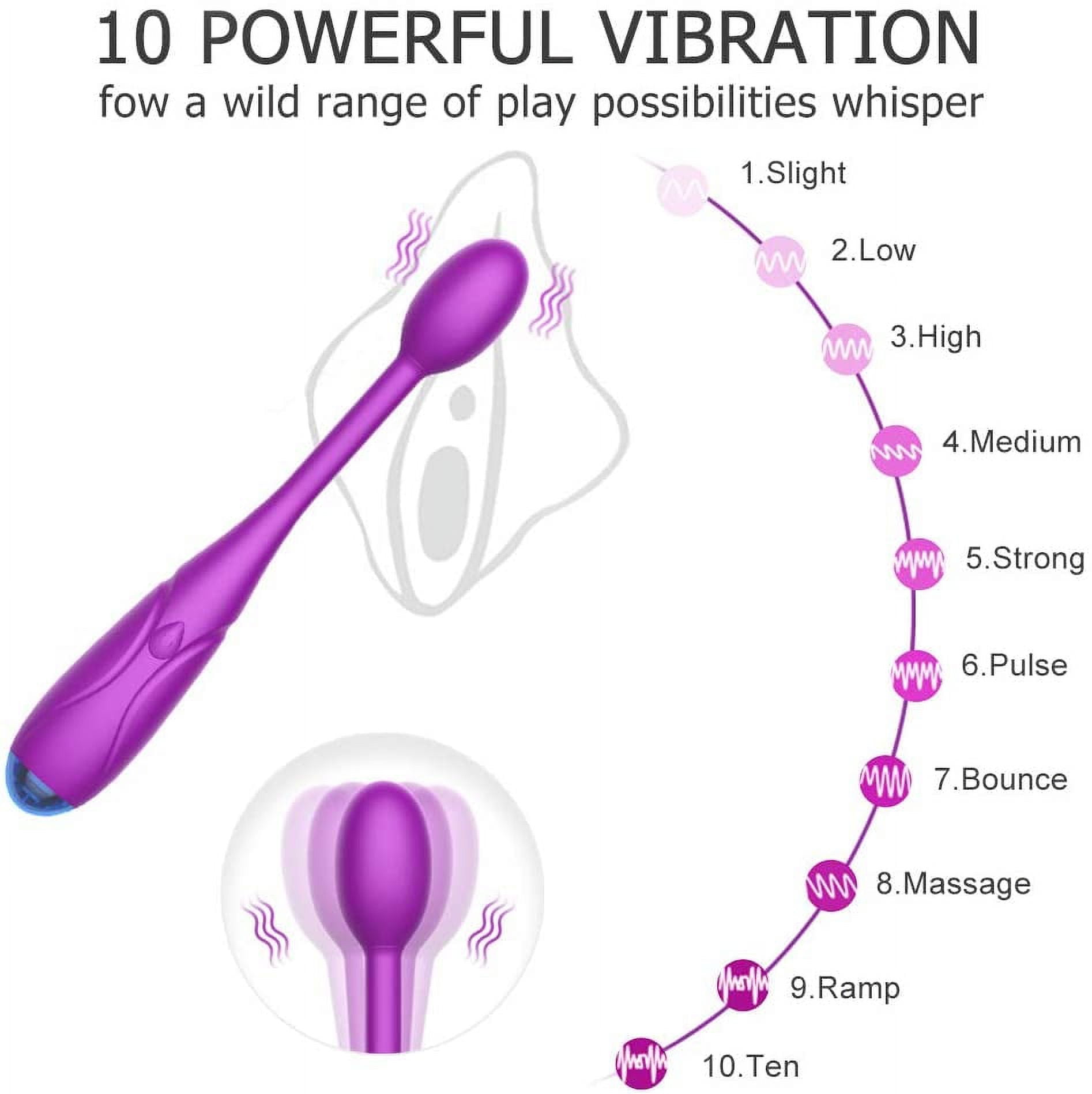 G Spot Vibrator 10 Stimulation Modes Finger Vibrator For Women To