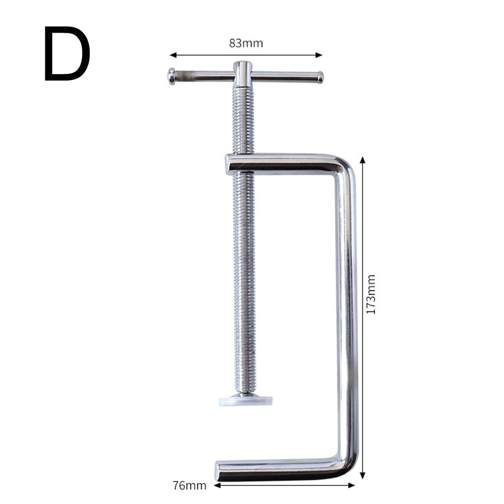 G-type Clamp Woodworking Fixture Firm Gripping C-Clip Board Clamping ...