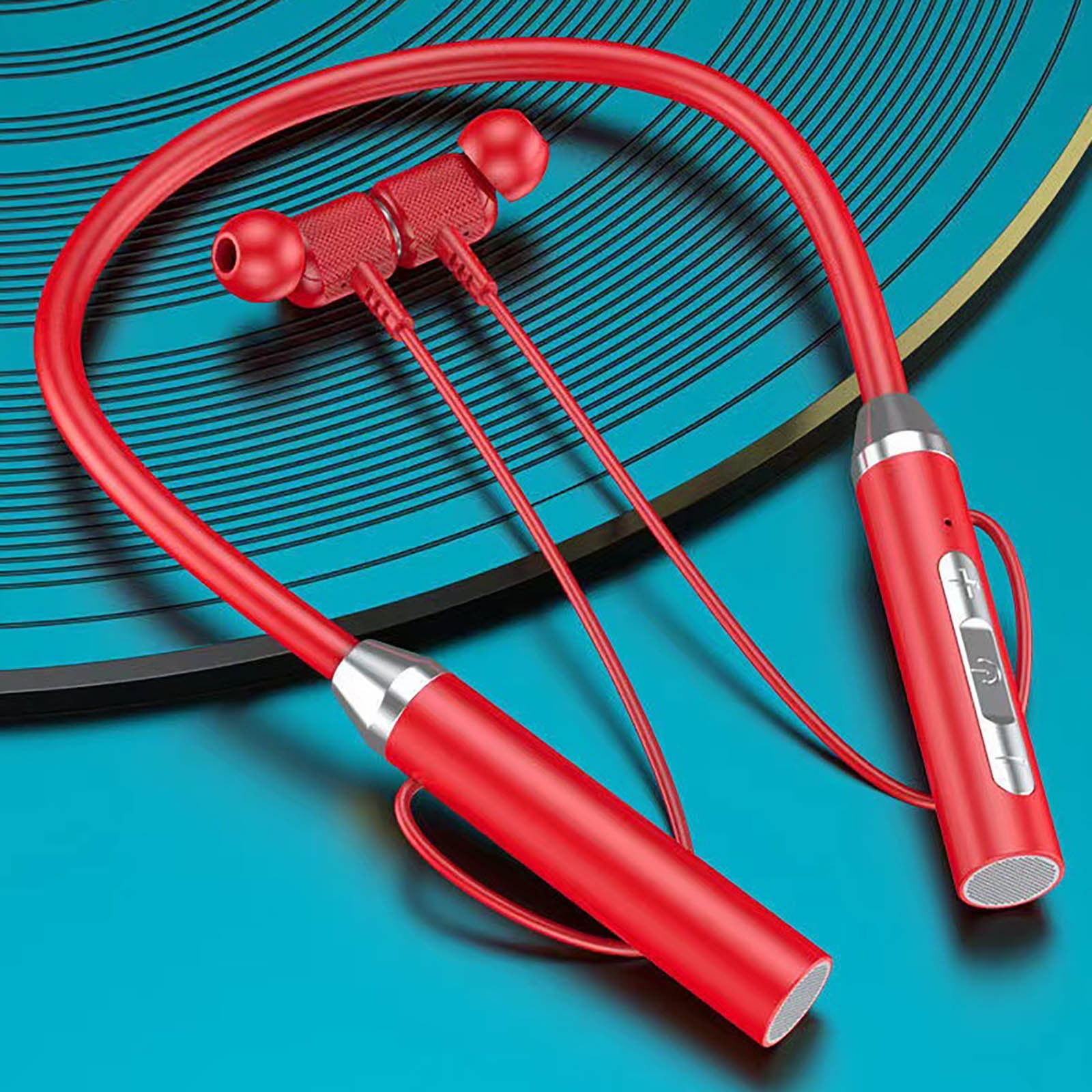 G01 Sports Magnetic Bluetooth Headset Ear in Neck Hoop Running Stereo ...