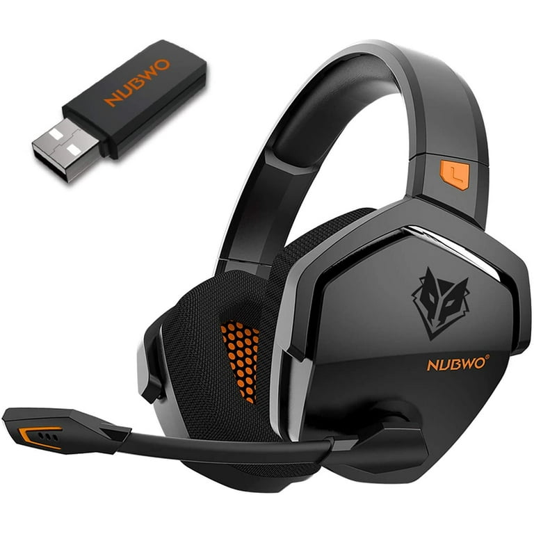 G06 Wireless Gaming Headsets with Microphone for PS5 PS4 Mac PC 3 in 1 Bluetooth Headphones Wireless 2.4GHz Ultra Low Latency Bluetooth 5.0