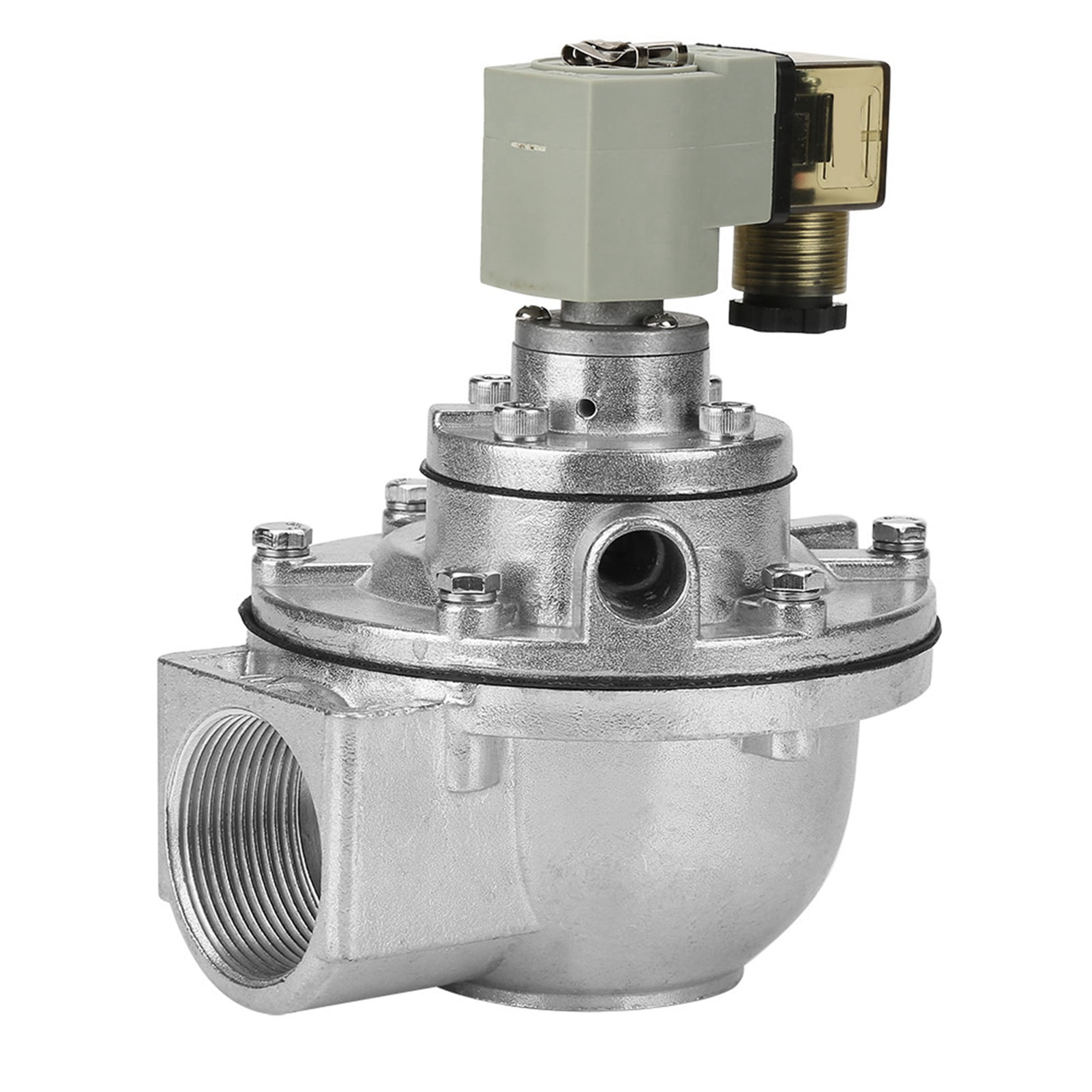 G1-1/2" 2 Way Right Angle Solenoid Pulse Valve Electric Magnetic Pulse ...