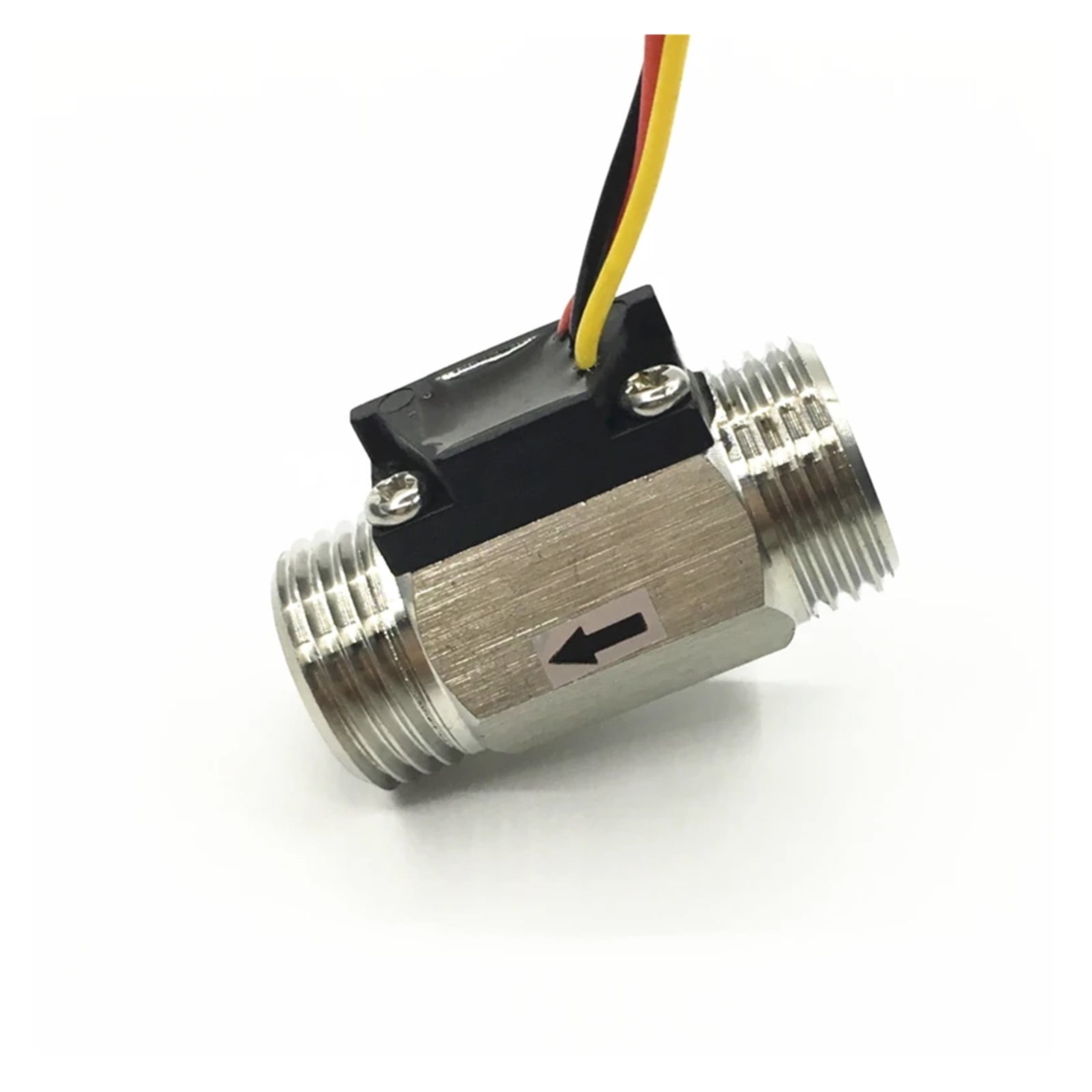 G1/2" 1~30L/Min Hall Effect Water Stainless Steel Flow Sensor Meter NPN ...