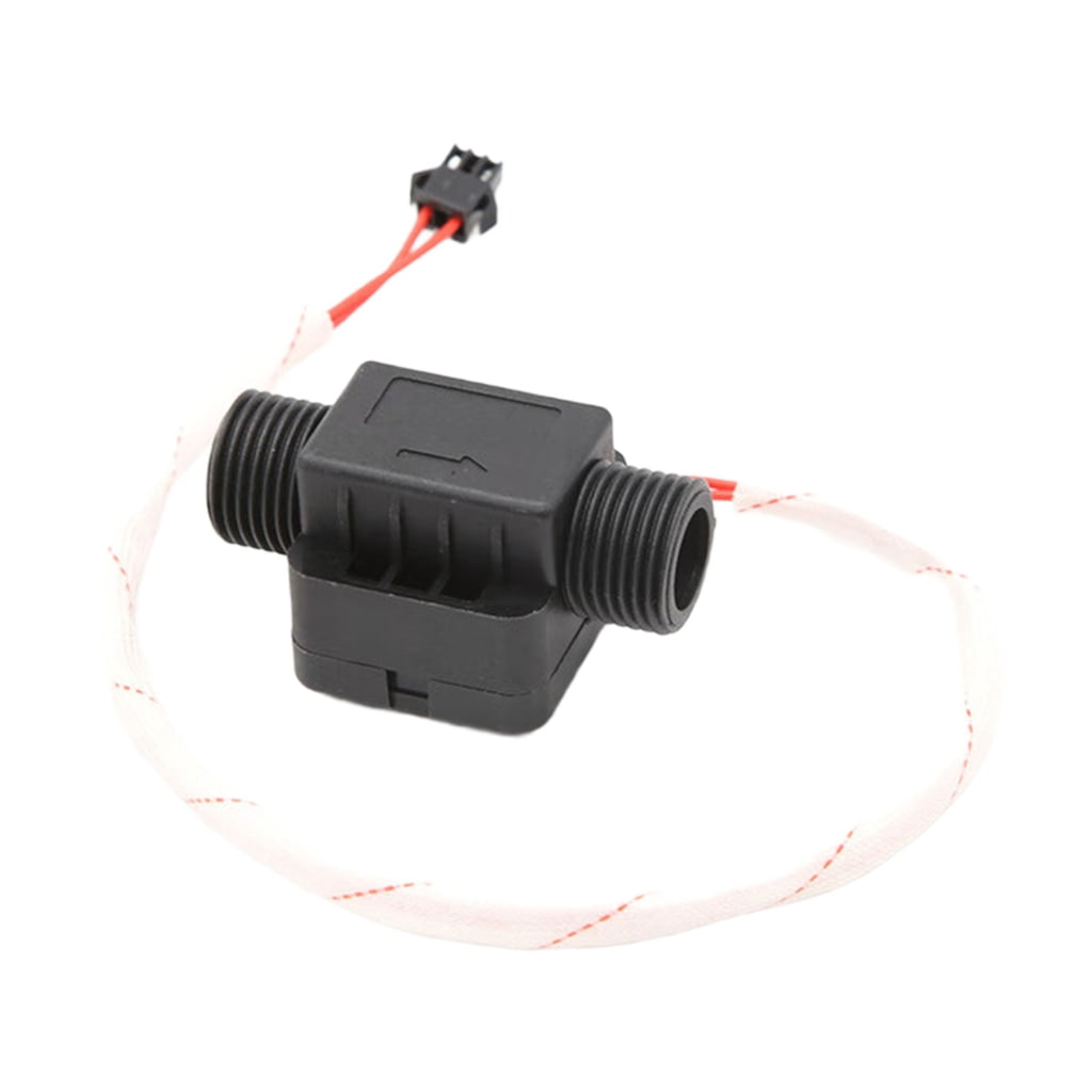 G1/2 4 Point Water Flow Sensors Fluid Flowmeter Switches Counter Hall ...