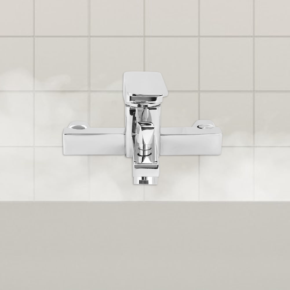 G1/2" Bathroom Bathtub Shower Faucet Triple Connection Hot Cold Water ...