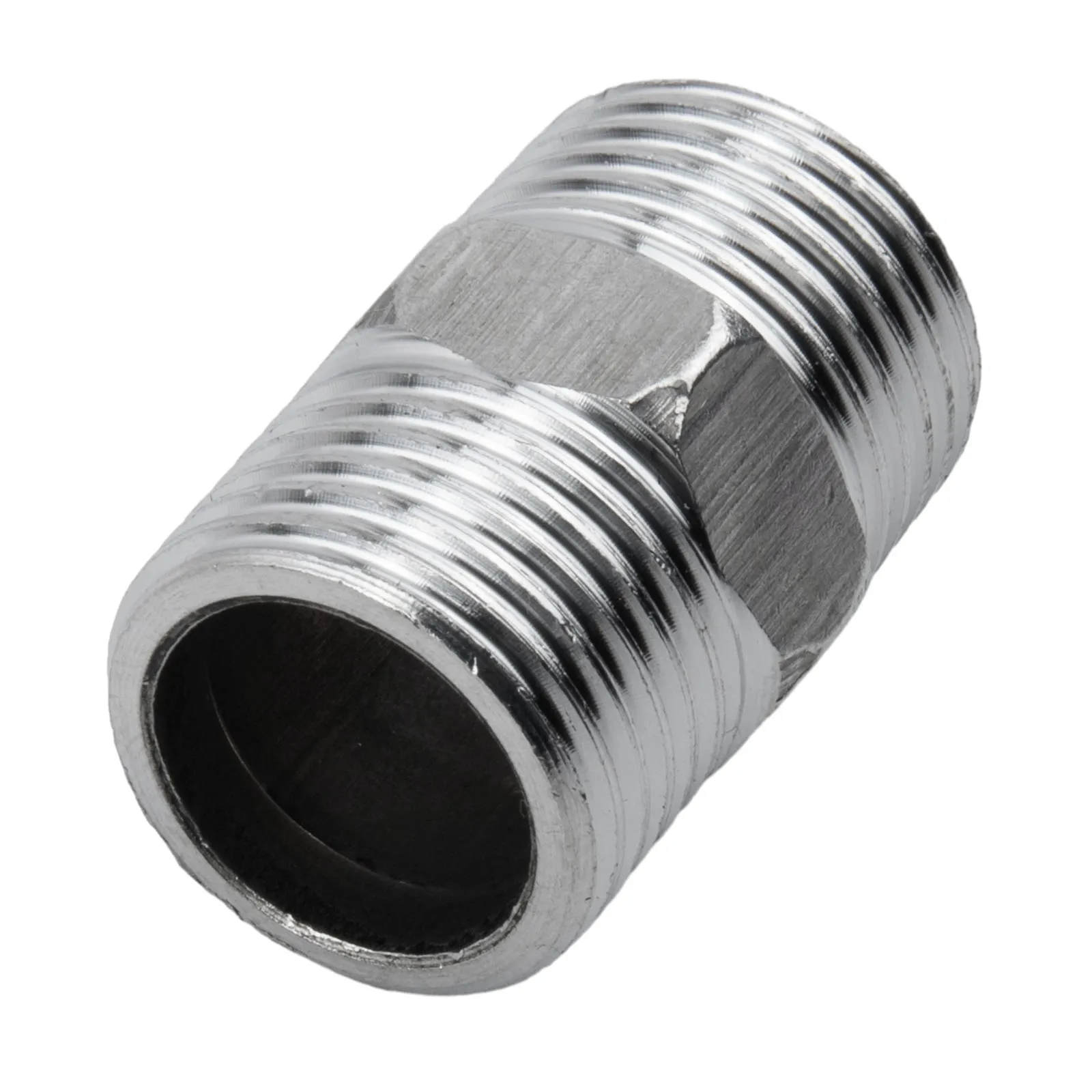 G1/2 Chrome Stainless Steel Length Extender Shower Connector For Extra ...