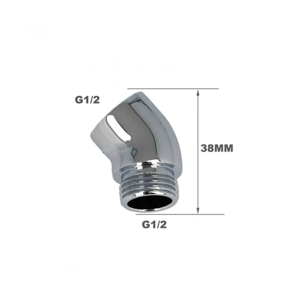 G1/2 Elbow Adapter Shower Head Female and Male Thread Rainfall Shower ...