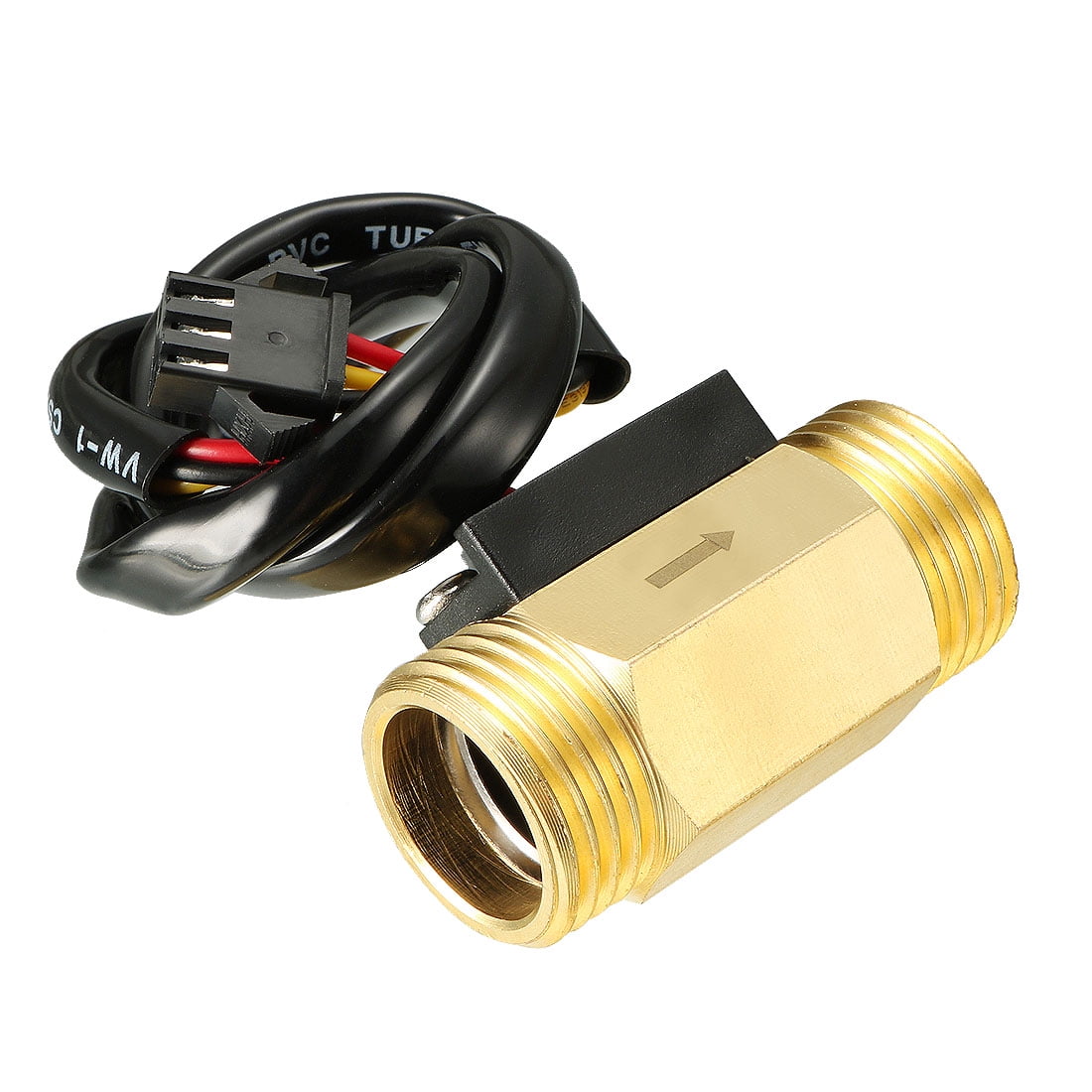 G1/2" Hall Effect Liquid Water Flow Sensor Switch Flowmeter Meter 1-30L ...