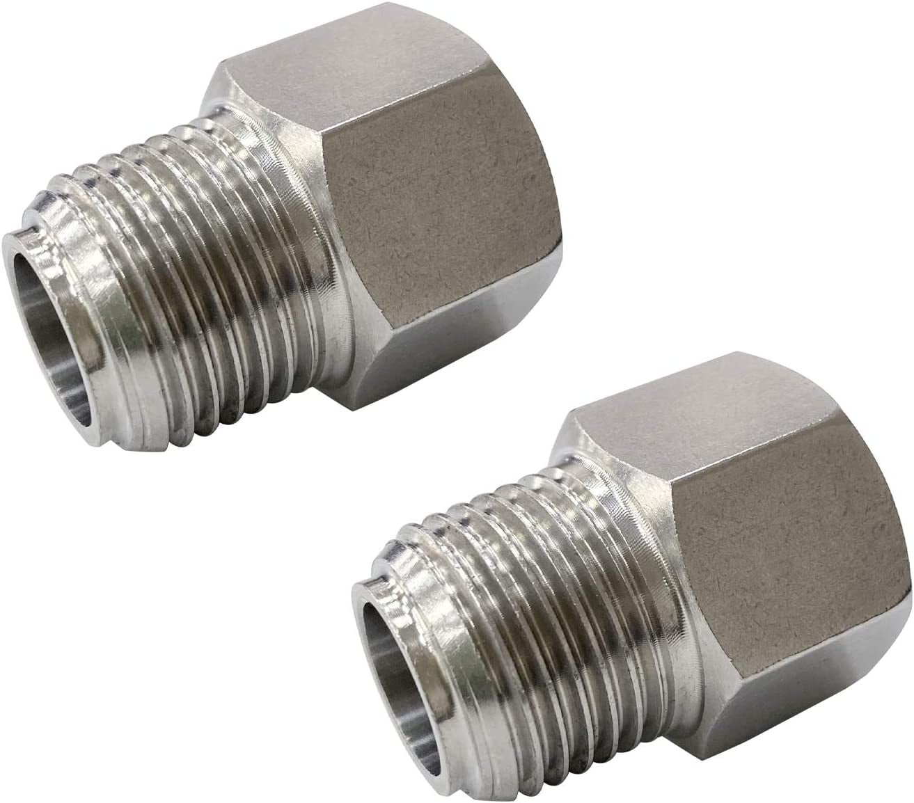 G1/2 Inch Female To NPT1/2 Inch Male Threads Adapter Shower Fixture 304SS Material Sink Faucet ...