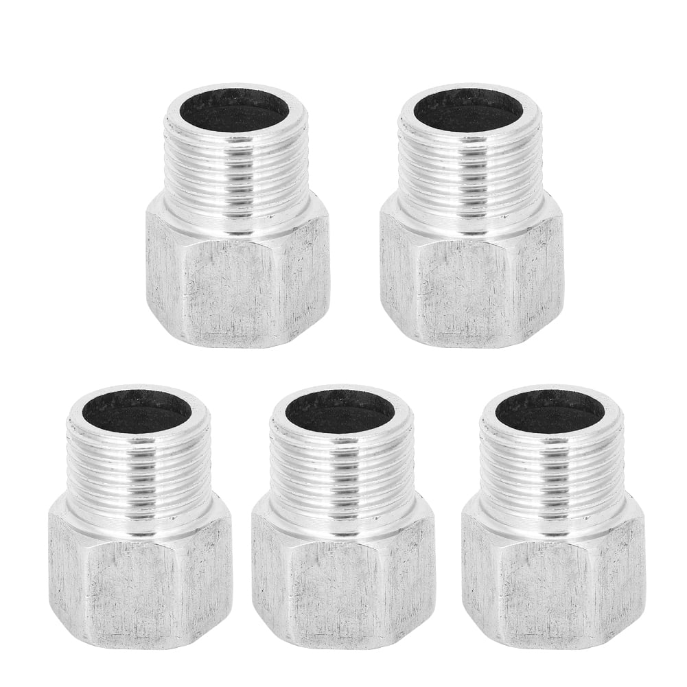 G1/2" Male to G1/2" Female Thread Stainless Steel Hex Pipe Connectors ...