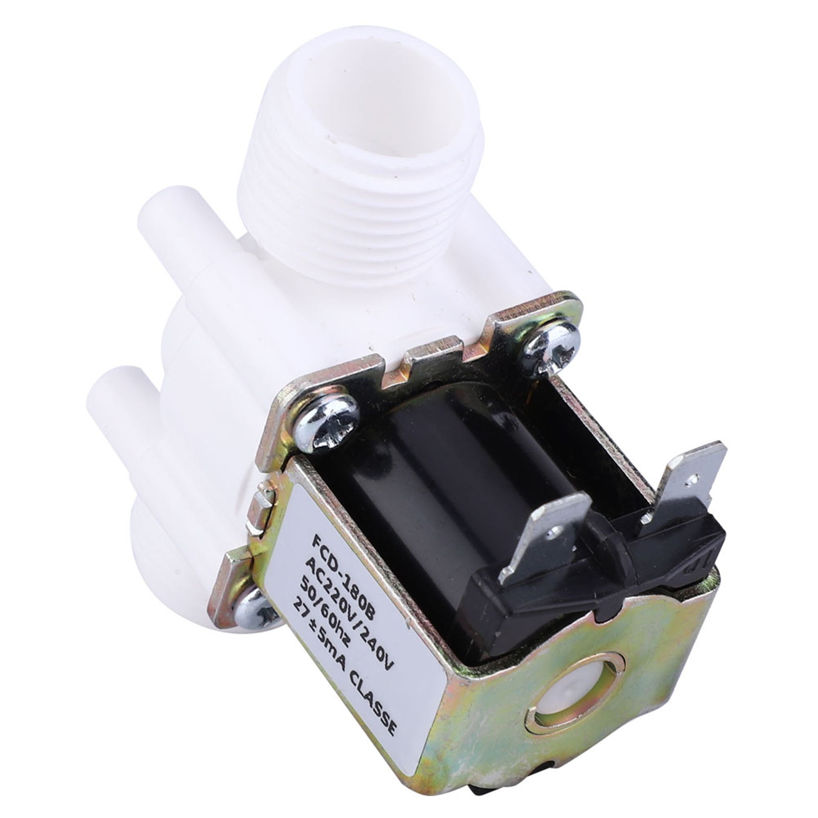G1/2 NC Plastic Electric Solenoid Valve Normally Closed Water Inlet ValveAC220-240V - Walmart.com