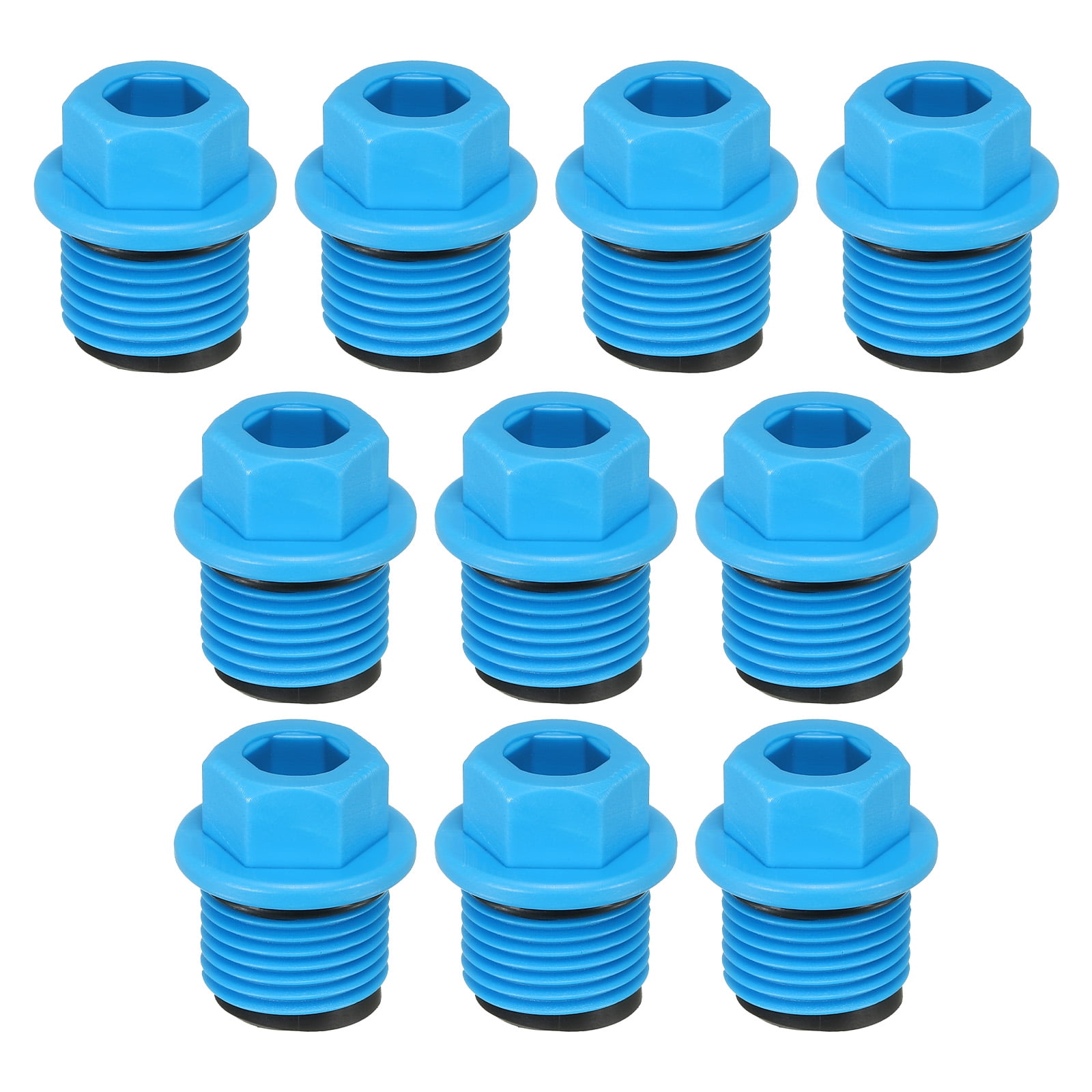 G1/2" Outer Hex Male Thread PPR Pipe Fitting End Cap, Tubing Stopper ...