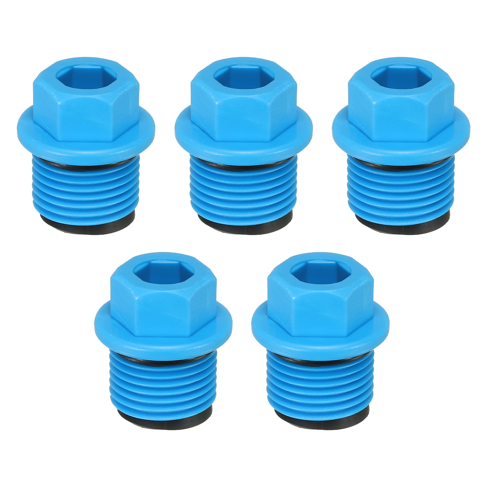 G1/2" Outer Hex Male Thread PPR Pipe Fitting End Cap, Tubing Stopper ...