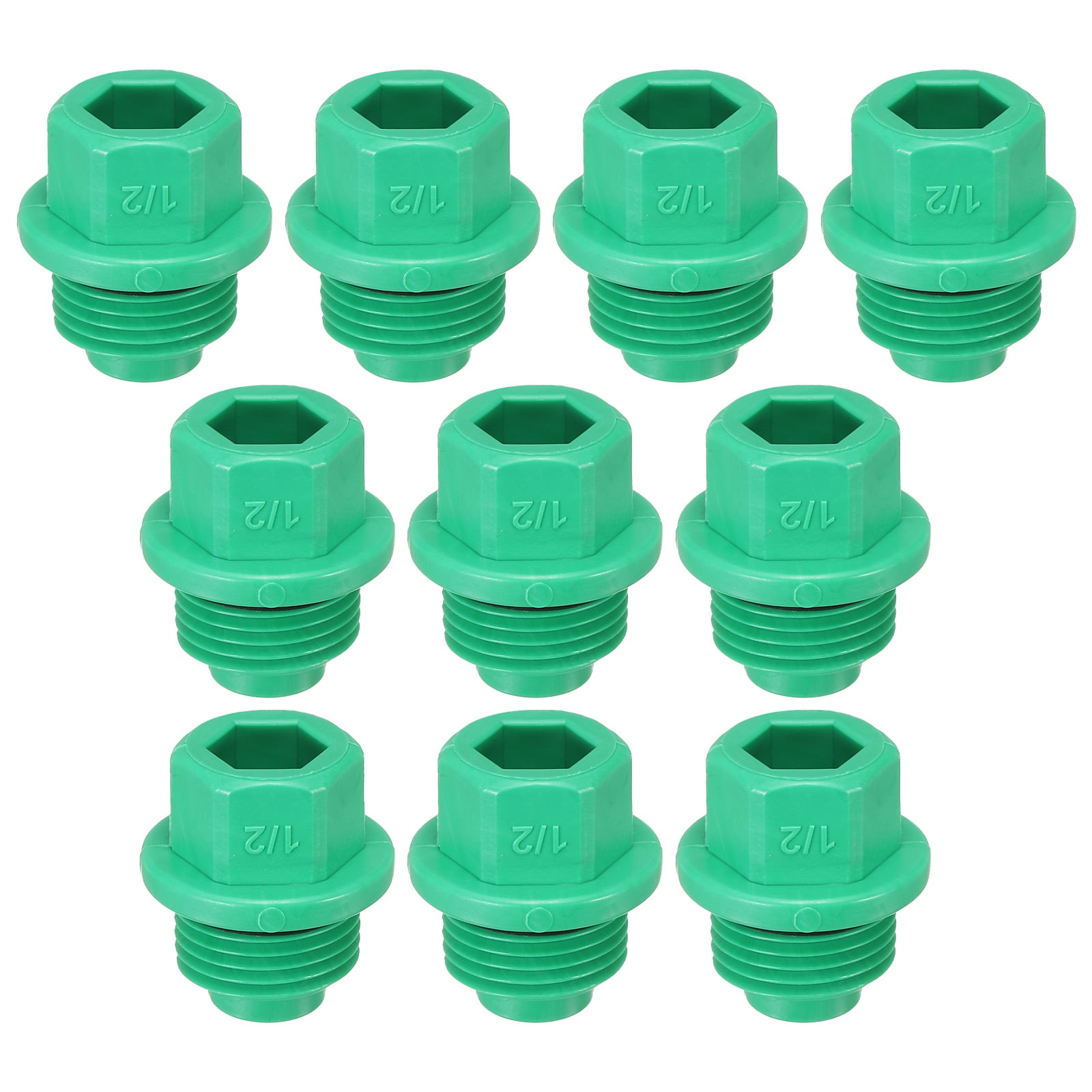 G1/2" Outer Hex Male Thread PPR Pipe Fitting End Cap Tubing Stopper for ...
