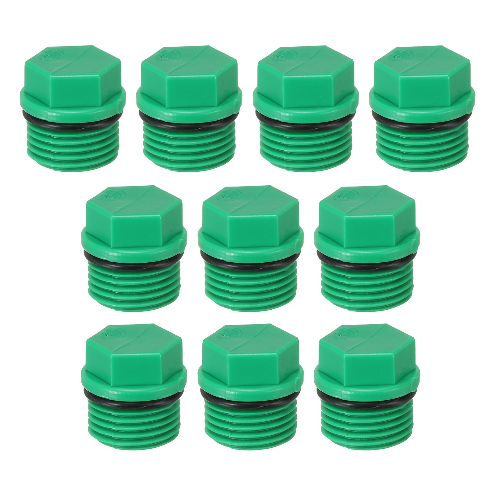 G1/2" Outer Hex Male Thread PPR Pipe Fitting End Cap, Tubing Stopper ...