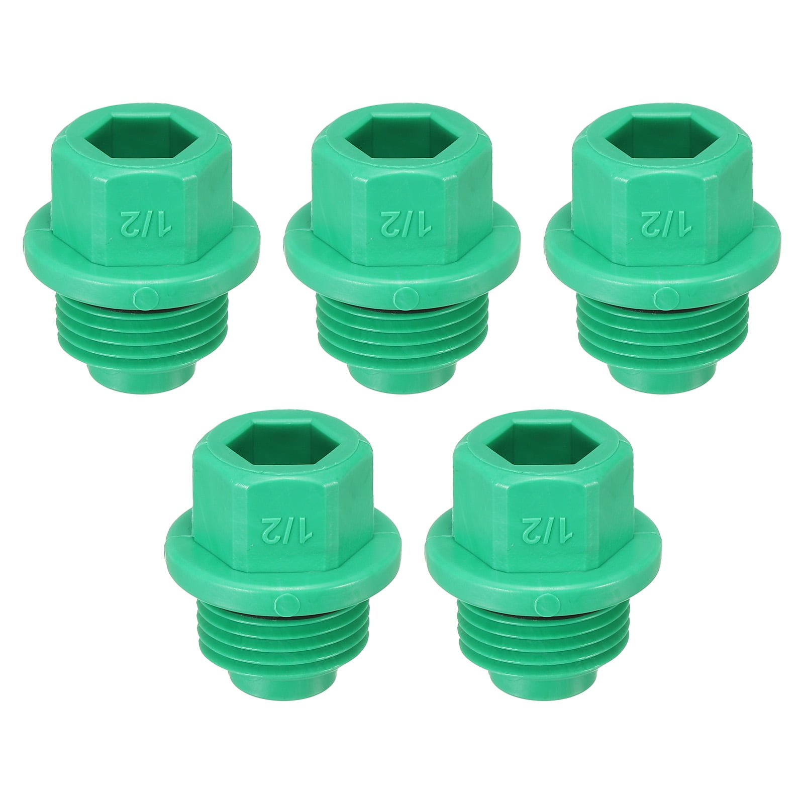 G1/2" Outer Hex Male Thread PPR Pipe Fitting End Cap, Tubing Stopper ...