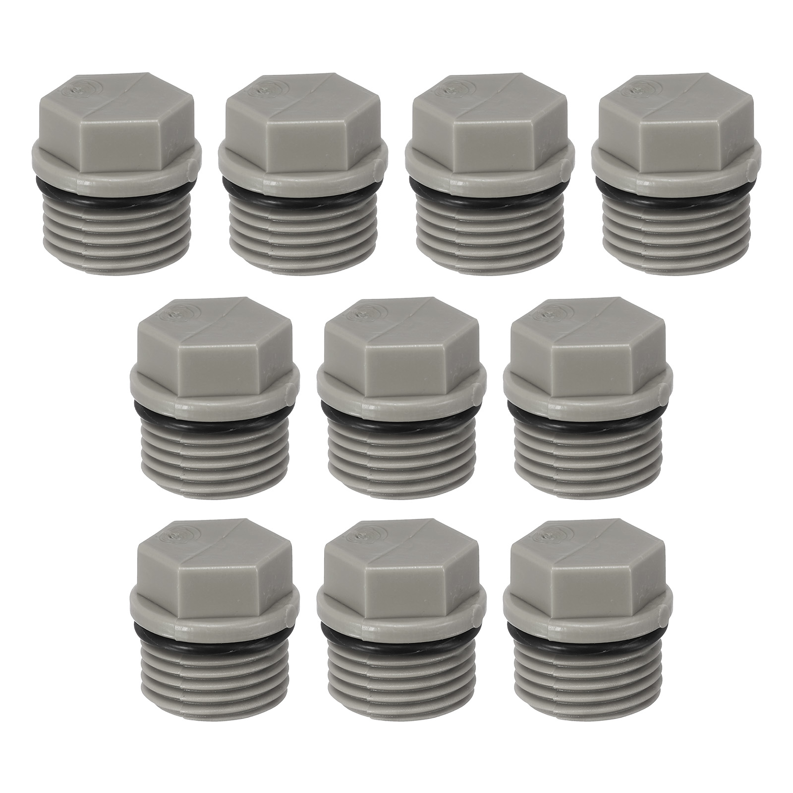 G1/2" Outer Hex Male Thread PPR Pipe Fitting End Cap, Tubing Stopper ...