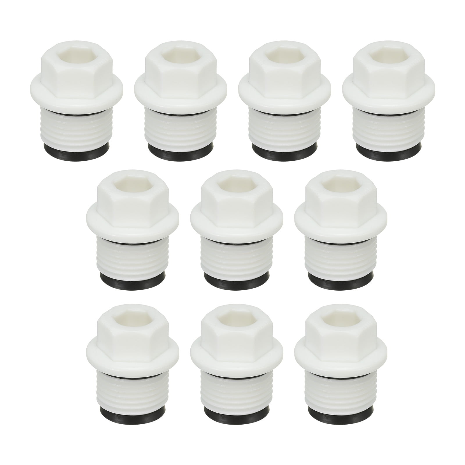 G1/2" Outer Hex Male Thread PPR Pipe Fitting End Cap Tubing Stopper for ...