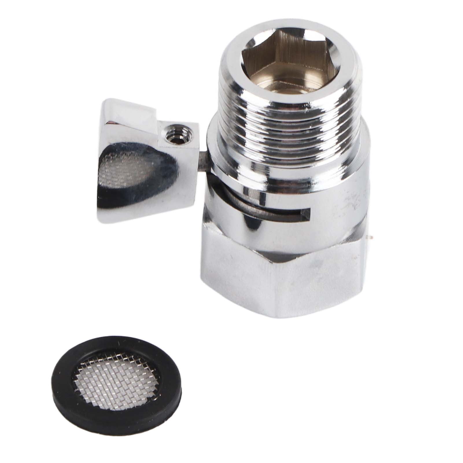 G1/2 Shower Shut Off Valve Water Flow Control Valve with Lever Handle ...