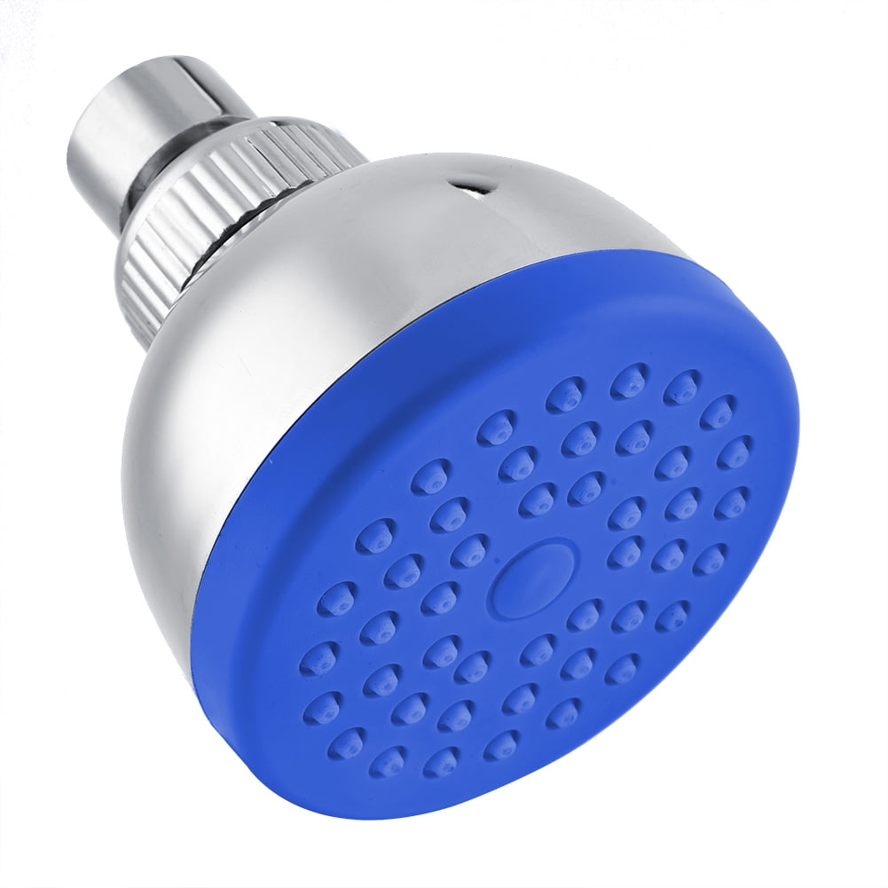 G12 Single Function Shower Head Chrome Plating Shower Spray Head For Bathroom Home Blue