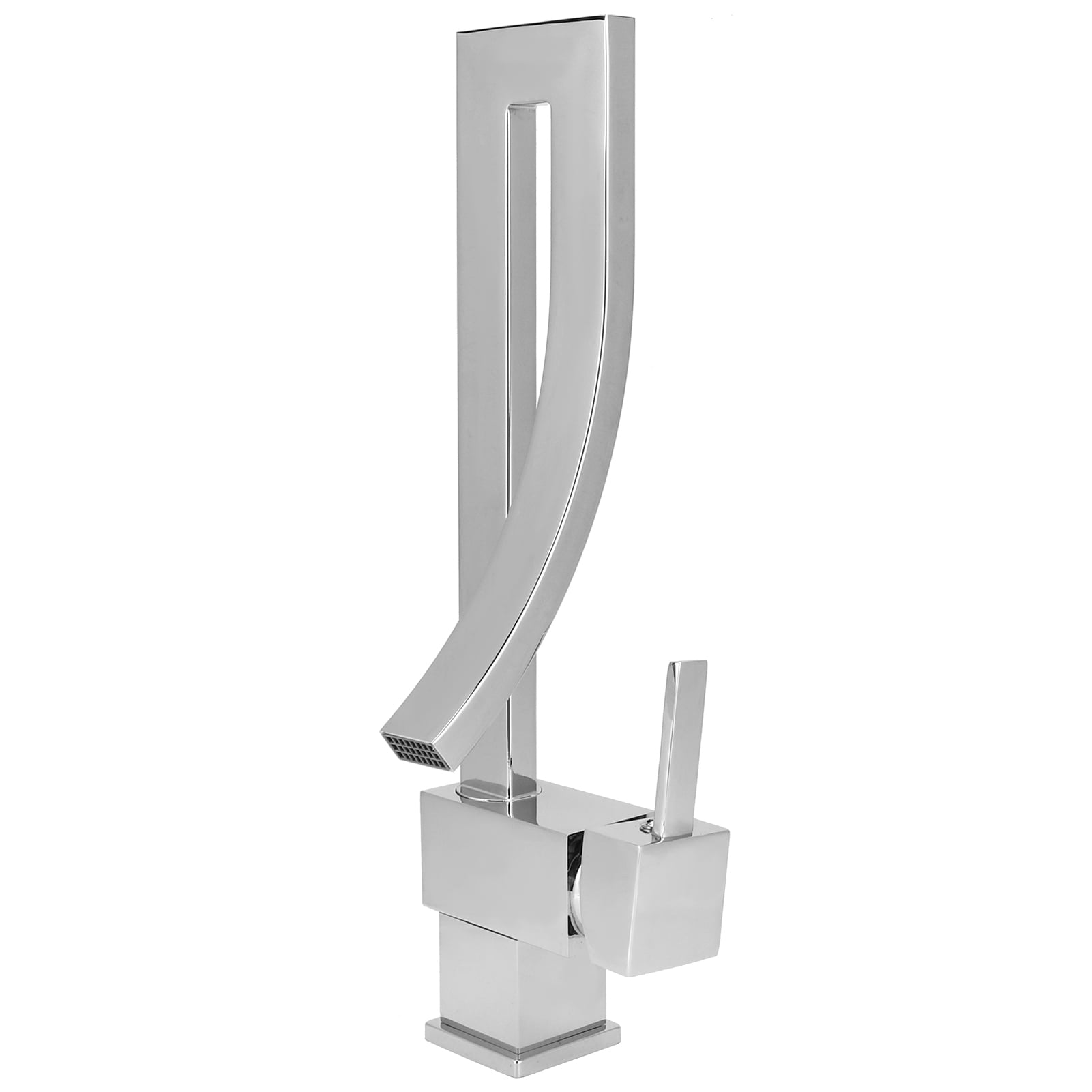 G1/2 Waterfall Faucet Modern Hot Cold Mixer Water Tap for Bathroom ...