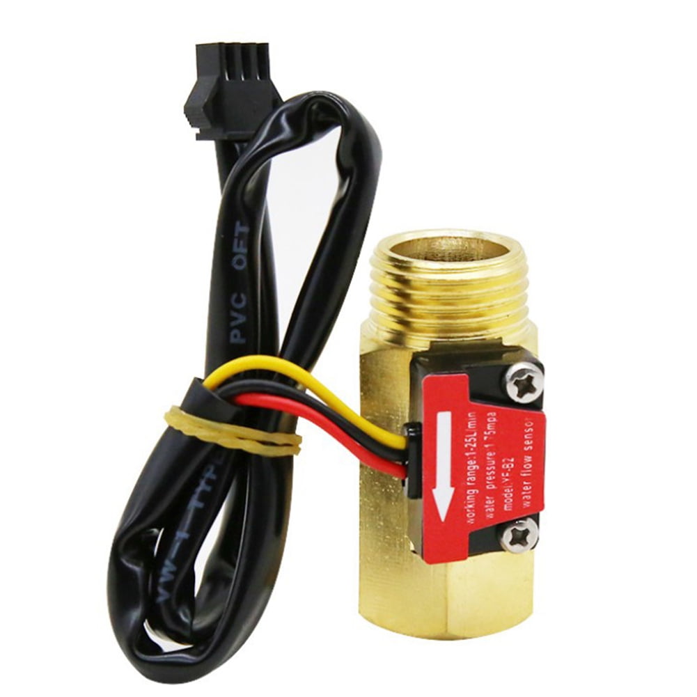G1/2 inch Water Flow Hall Sensor Switch Flow Meter for Industrial ...