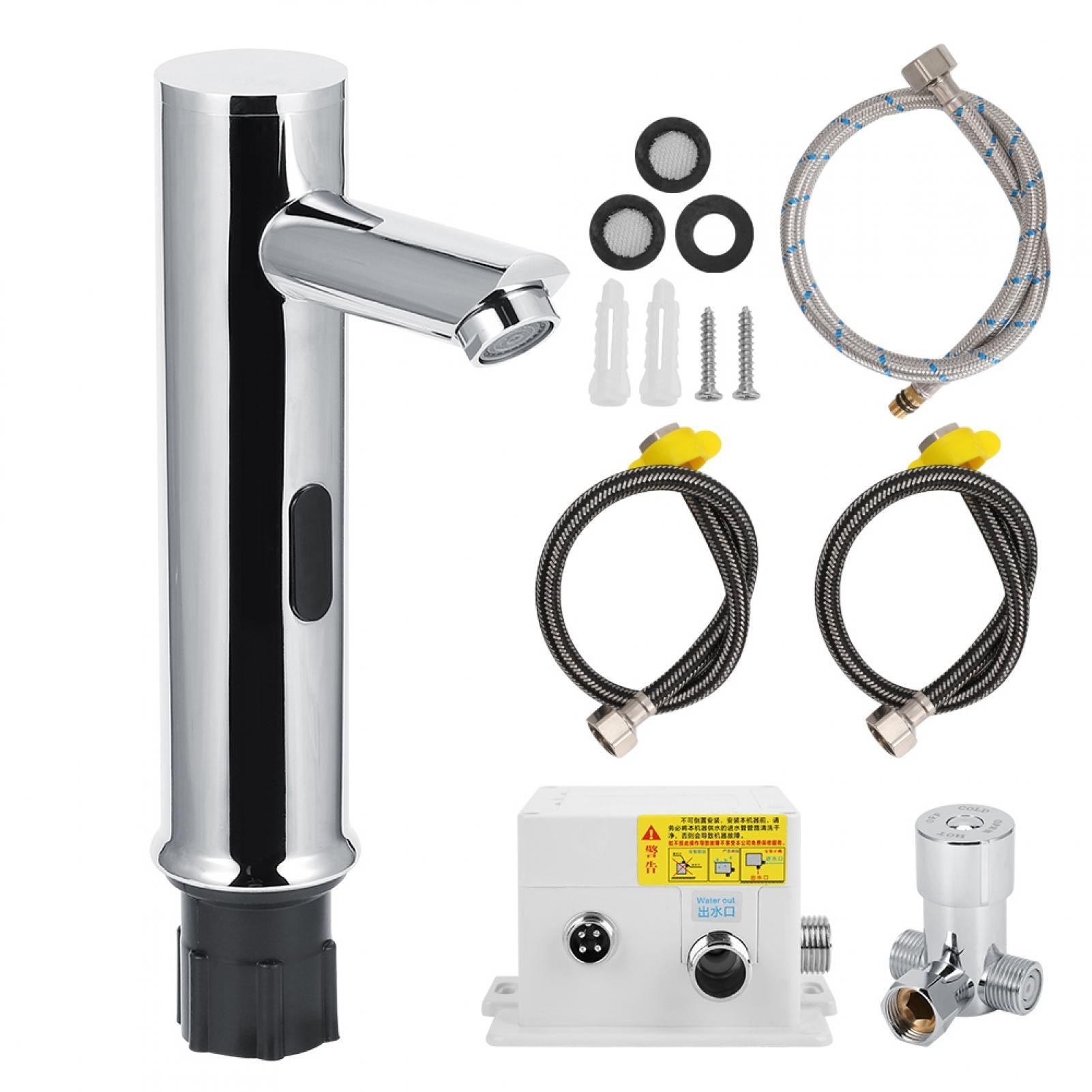 G1/2in Automatic Sensor Faucet Infrared Induction Hot and Cold Bathroom ...