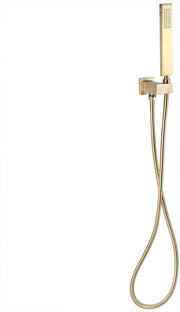 G1/2in Shower Faucet Set with Dual Functions Concealed Installation Top ...