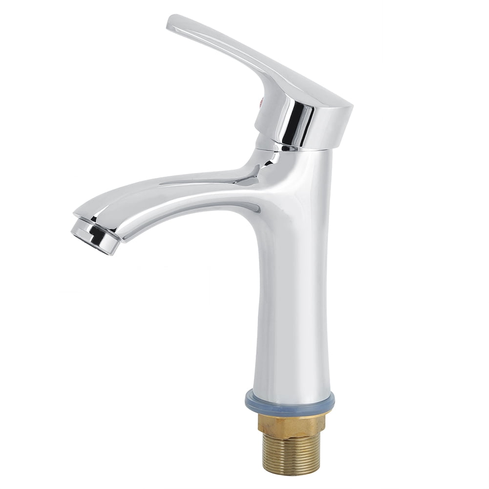 G1/2in Single Hole Single Handle Basin Water Faucet Hot Cold Water Tap ...