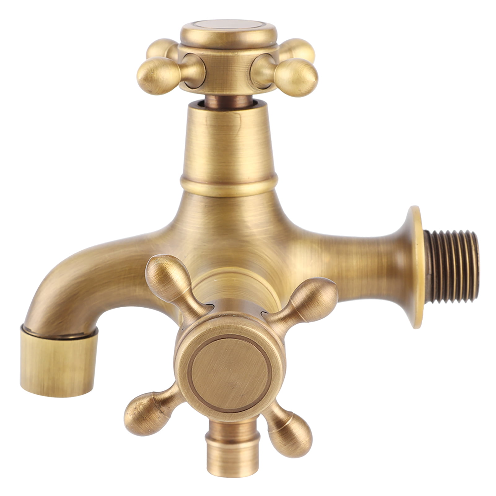 G1/2in Thread Kitchen Faucet Retro Gold Single Cold Tap Water for ...