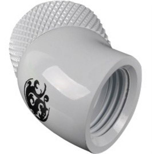G1/4" Deluxe White Dual Rotary 45-Degree Compression Fitting CC3 V2 For ...