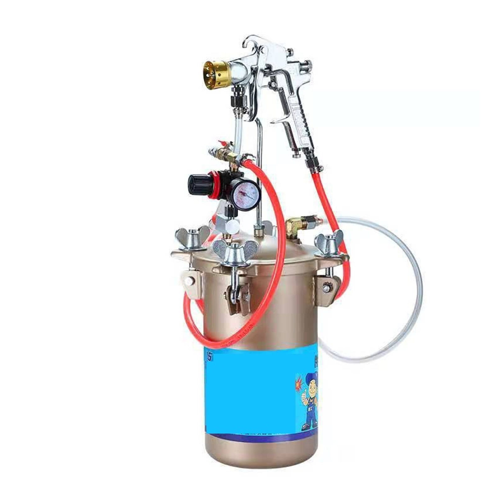 G1/4 G3/8 5L Spray Gun Exterior Paint Paint Stainless Steel Real Stone ...