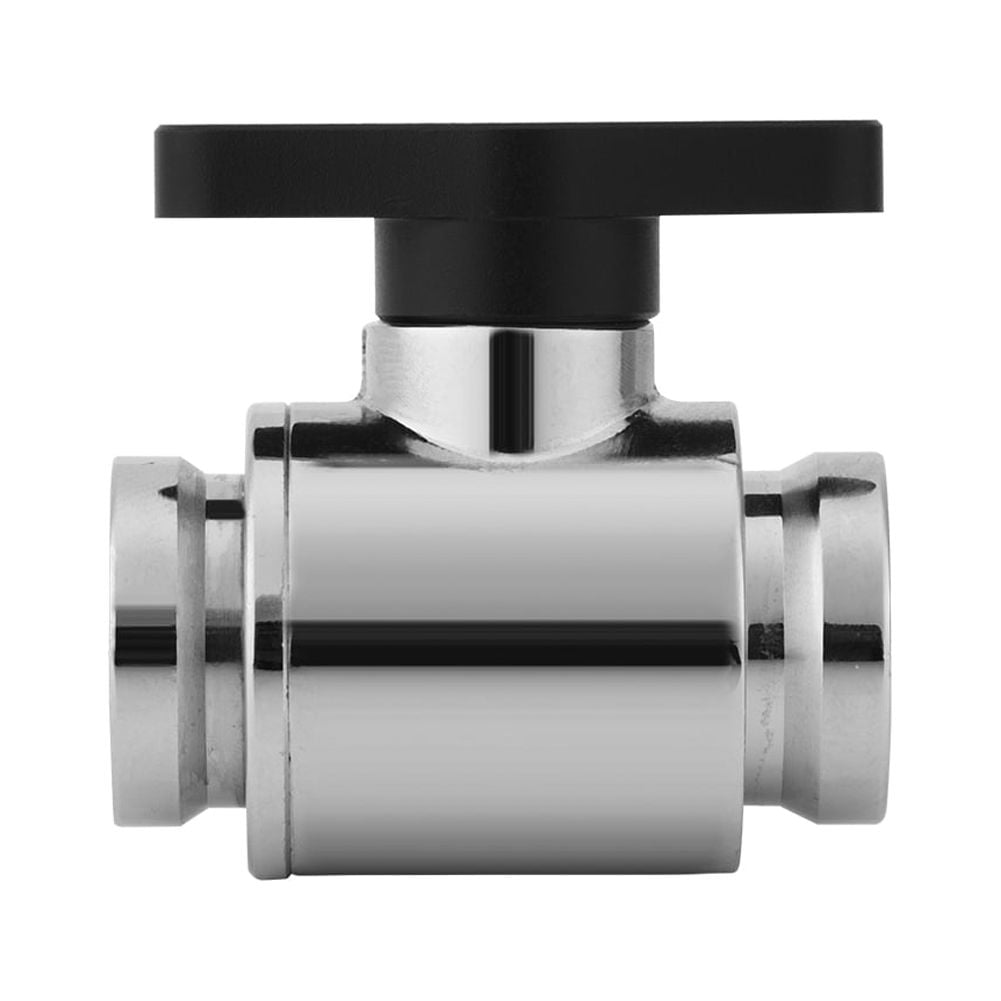 G1/4" Internal Thread Silver Water Ball Valve for Computer Water ...