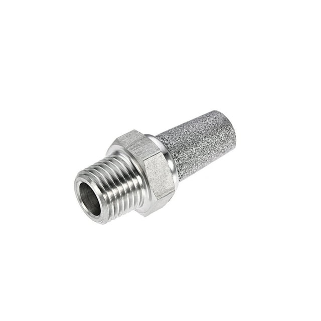 G1/4 Male Thread Sintered Stainless Steel Breather Pneumatic Air ...