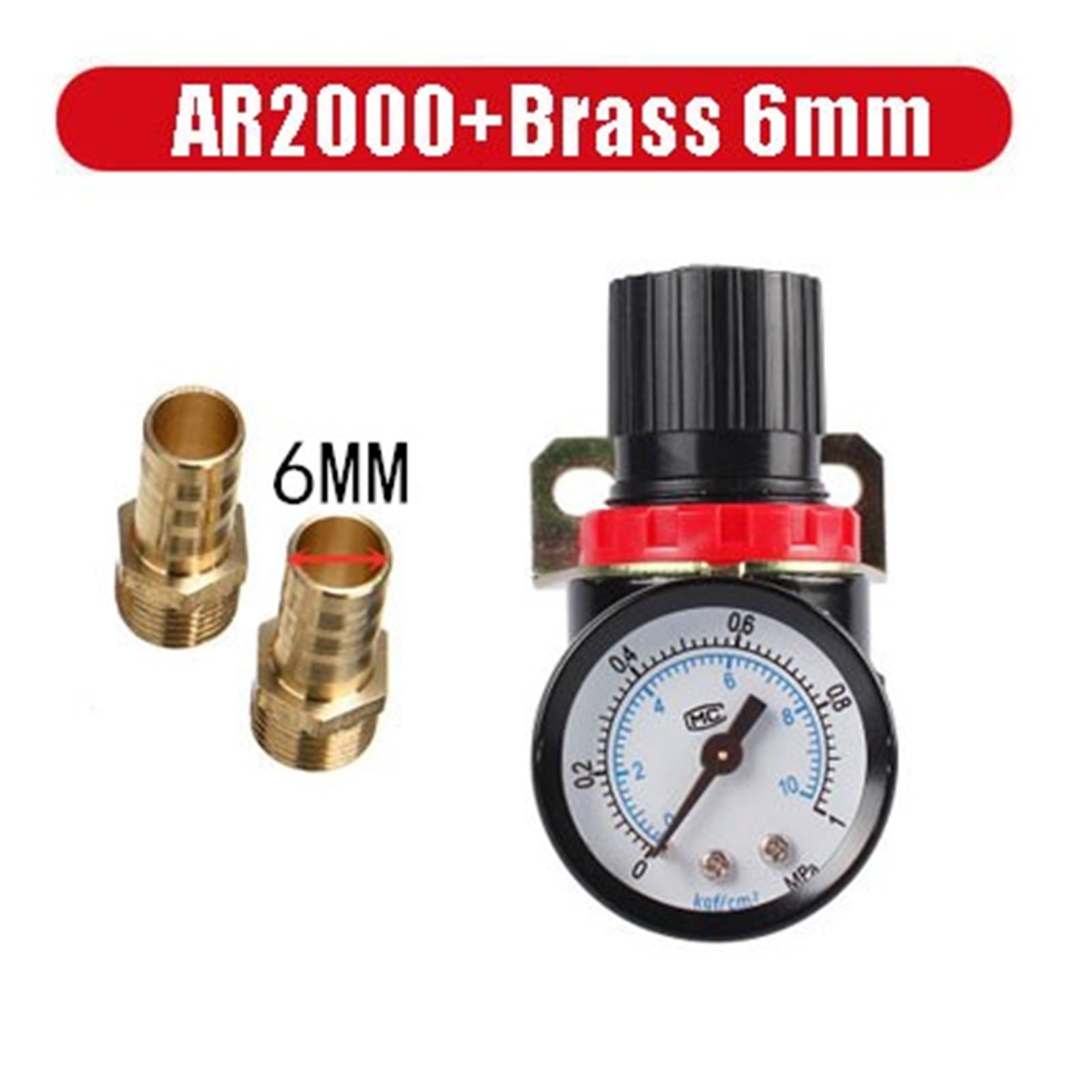 G1/4'' Pressure Regulator,Relief Control Compressor Regulator Treatment ...