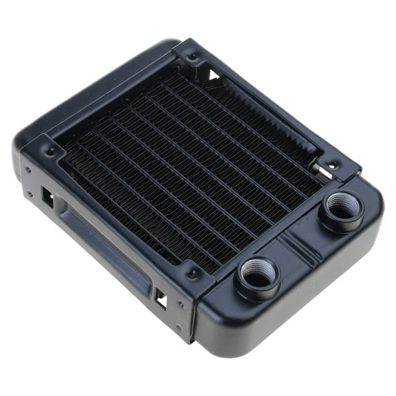G1/4 Thread 90mm PC Water Heat Exchanger Computer Aluminum Heat ...