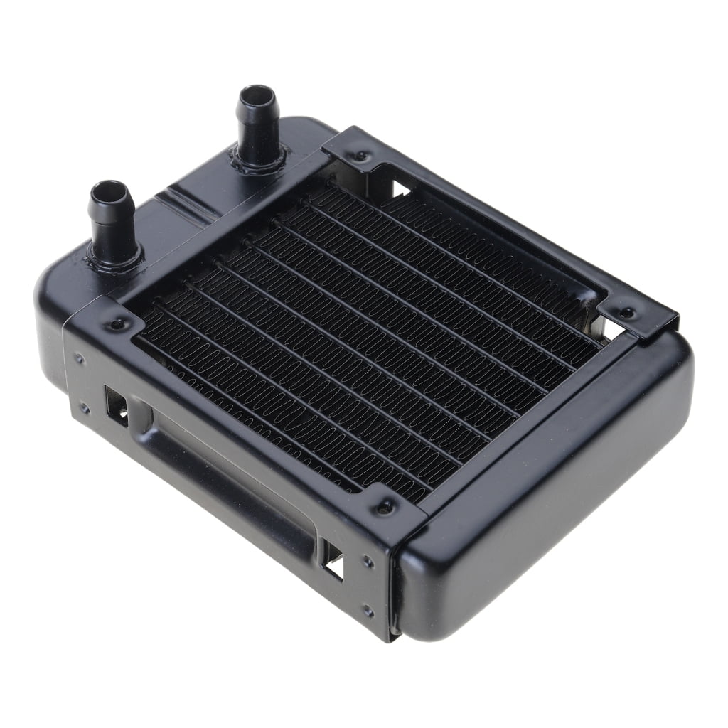 G1/4 Thread 90mm PC Water Heat Exchanger Computer Aluminum Heat ...