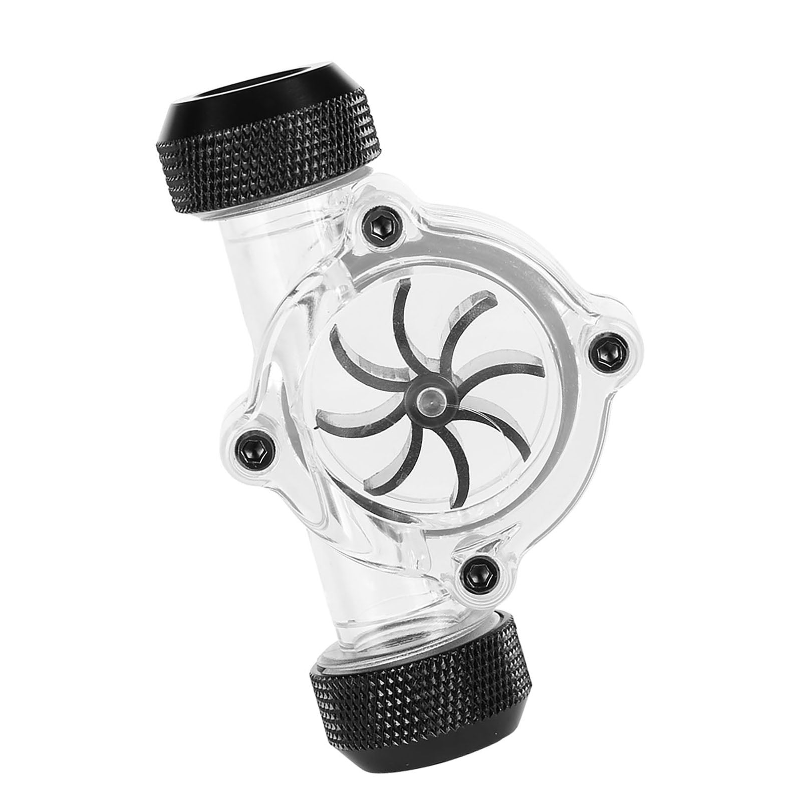 G1/4 Thread Port Female to Female Meter Indicator for PC Water Cooling ...