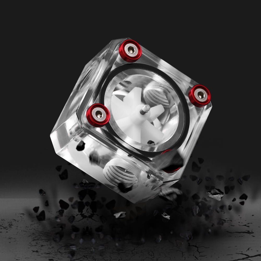 G1/4 Threaded Computer Water Cooling System Flow Meter Indicator ...