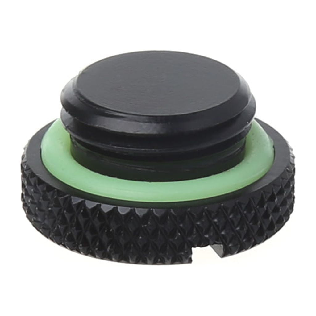 G1/4Inch Stop Plug 1PC G1/4 Thread Black Plug with Sealing for Computer ...