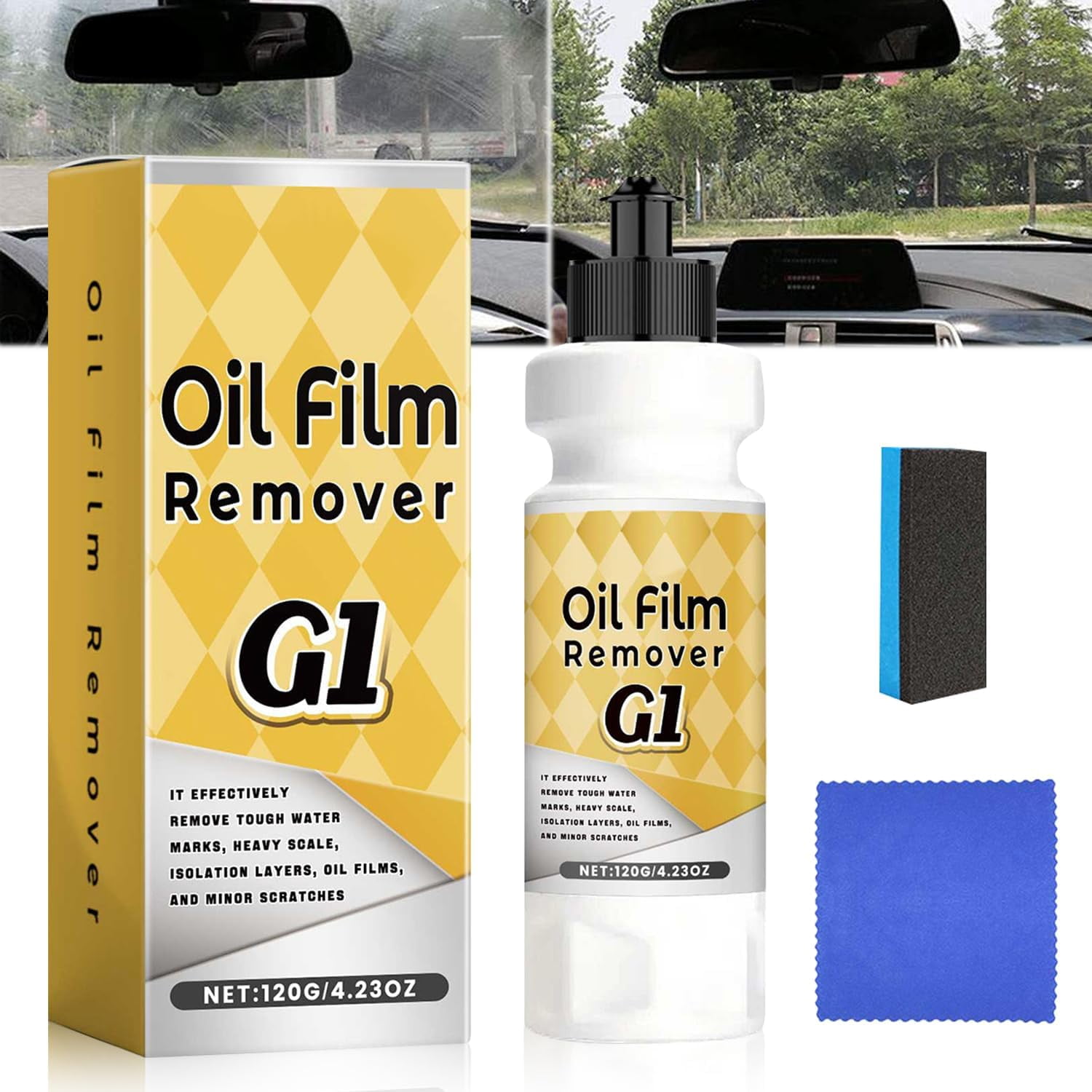 G1 Car Glass Cleaner, G1 Car Glass Polishing Compound, Oil Film Remover ...