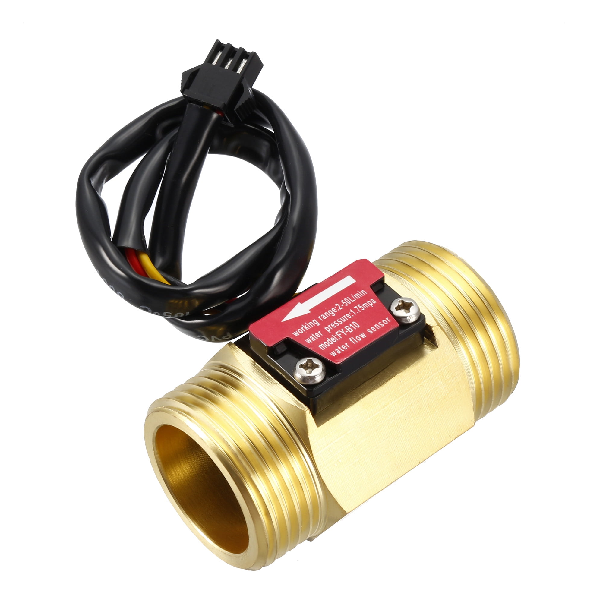 G1 Hall Effect Liquid Water Flow Sensor Switch Flowmeter Meter Counter ...