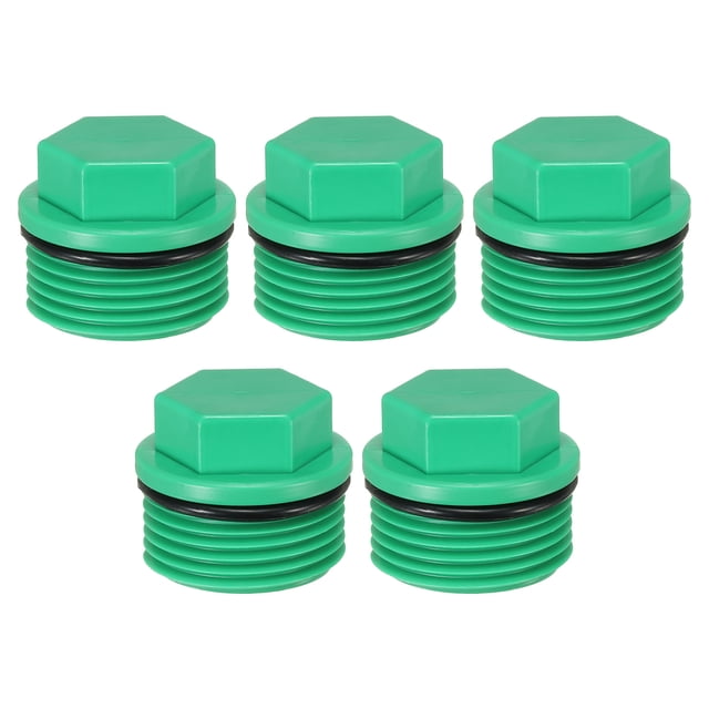 G1" Outer Hex Male Thread PPR Pipe Fitting End Cap, Tubing Stopper for ...