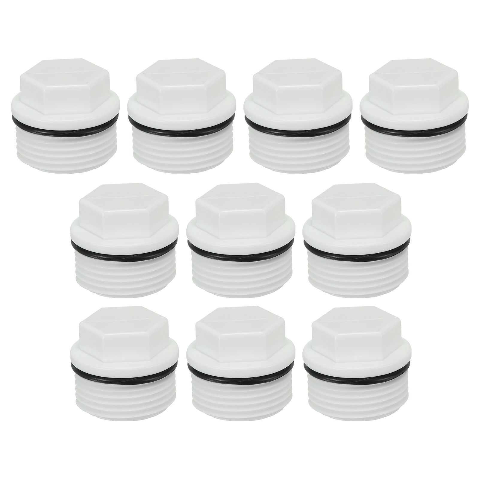 G1" Outer Hex Male Thread PPR Pipe Fitting End Cap, Tubing Stopper for ...