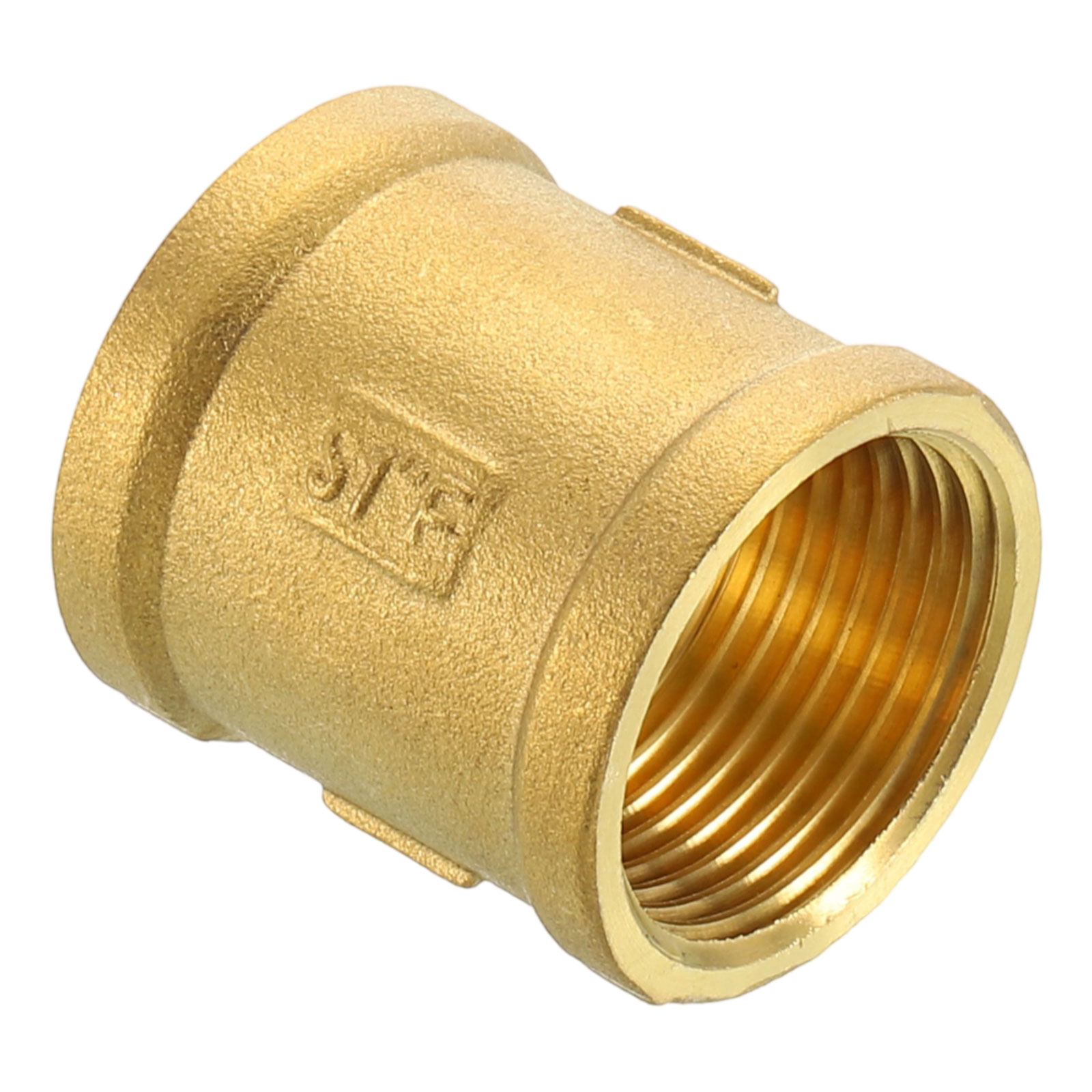 G1"x1-5/8" Brass Pipe Fittings, Coupling Connector Straight Hex Nipple ...