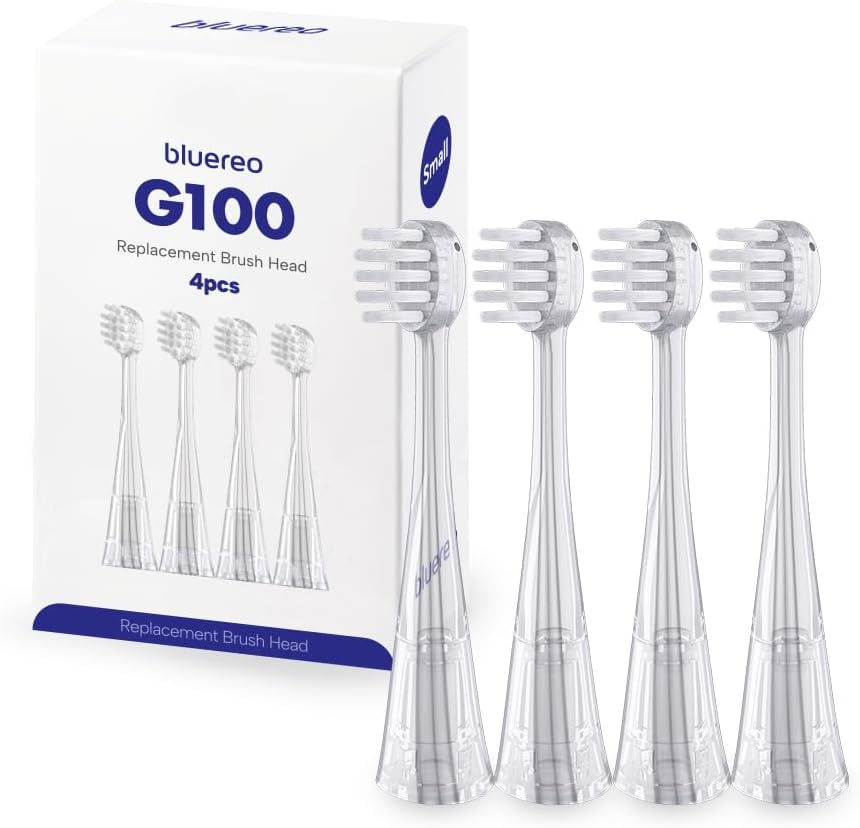 G100, Electric Suction Toothbrush Replacement Suction Head (4 Pack ...