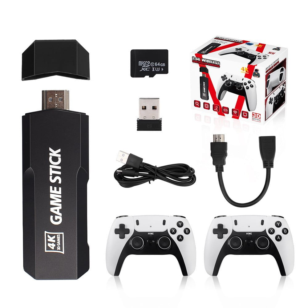 G11 Pro 4K Retro Game Box, Plug and Play Video Games with 2 Wireless ...
